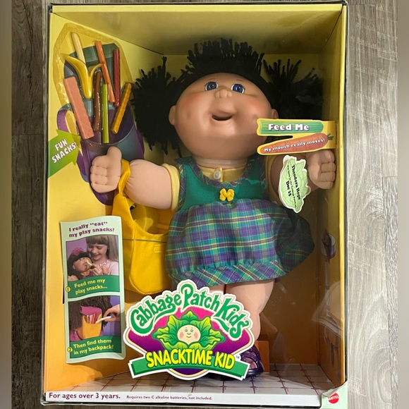 Mattel | Other | Cabbage Patch Kids Snacktime Kid Doll Theodora Hope ...